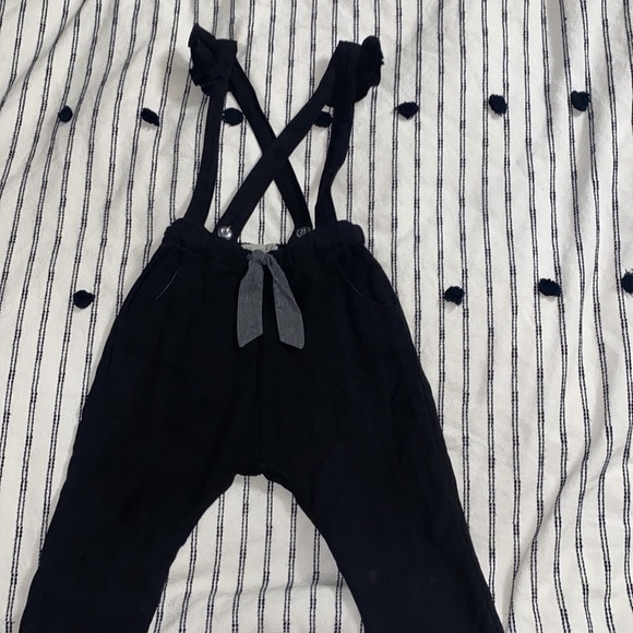Zara | Bottoms | Zara Baby Girl Collection Suspender Pants 23 Years Old ...
